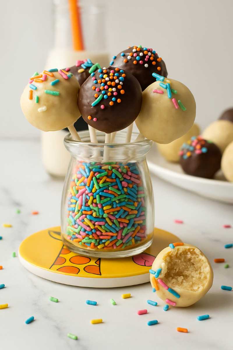 Healthy Cake Pops Recipe for Kids That Are No-Bake, Oil-Free, and Vegan